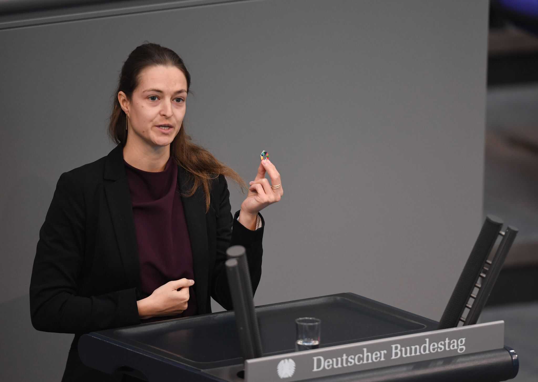 Tina Rudolph als Staatssekretärin im Gespräch