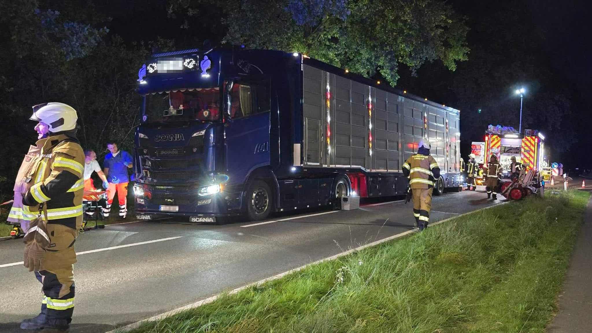 E-Bike-Fahrer prallt gegen Lkw und stirbt