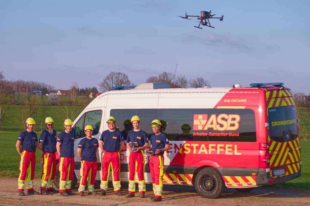 ASB-Drohenstaffel bittet nach Brand um Spenden