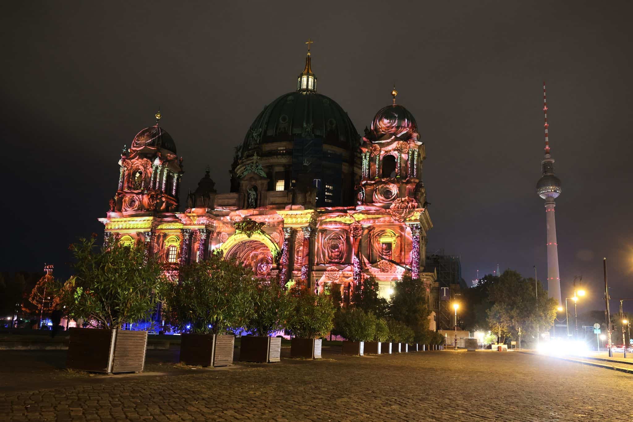 Berlin probt für das Festival of Lights