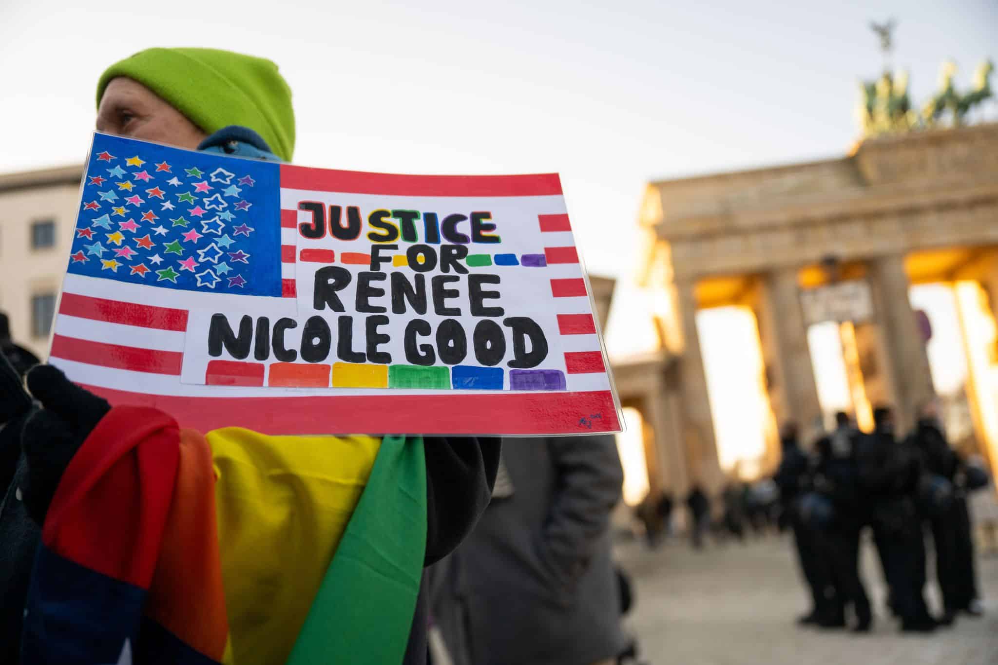 Schüsse in Minnesota: Mahnwache für Renee Good in Berlin