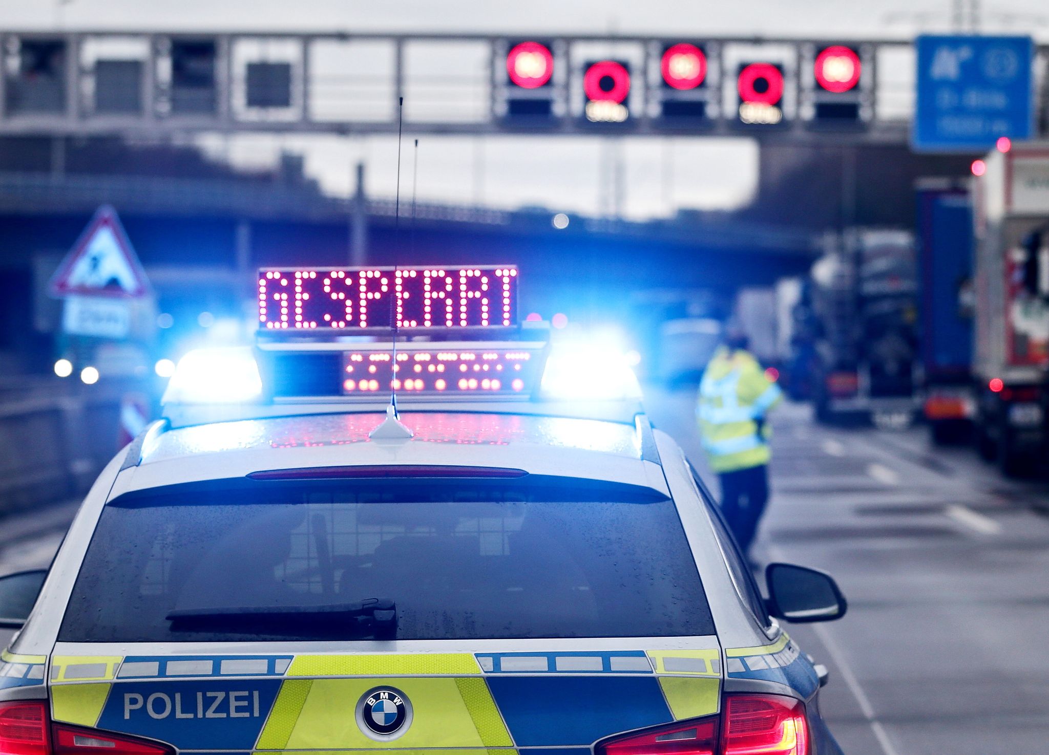 Vier Verletzte bei Unfall auf Autobahn A4 bei Frankenberg