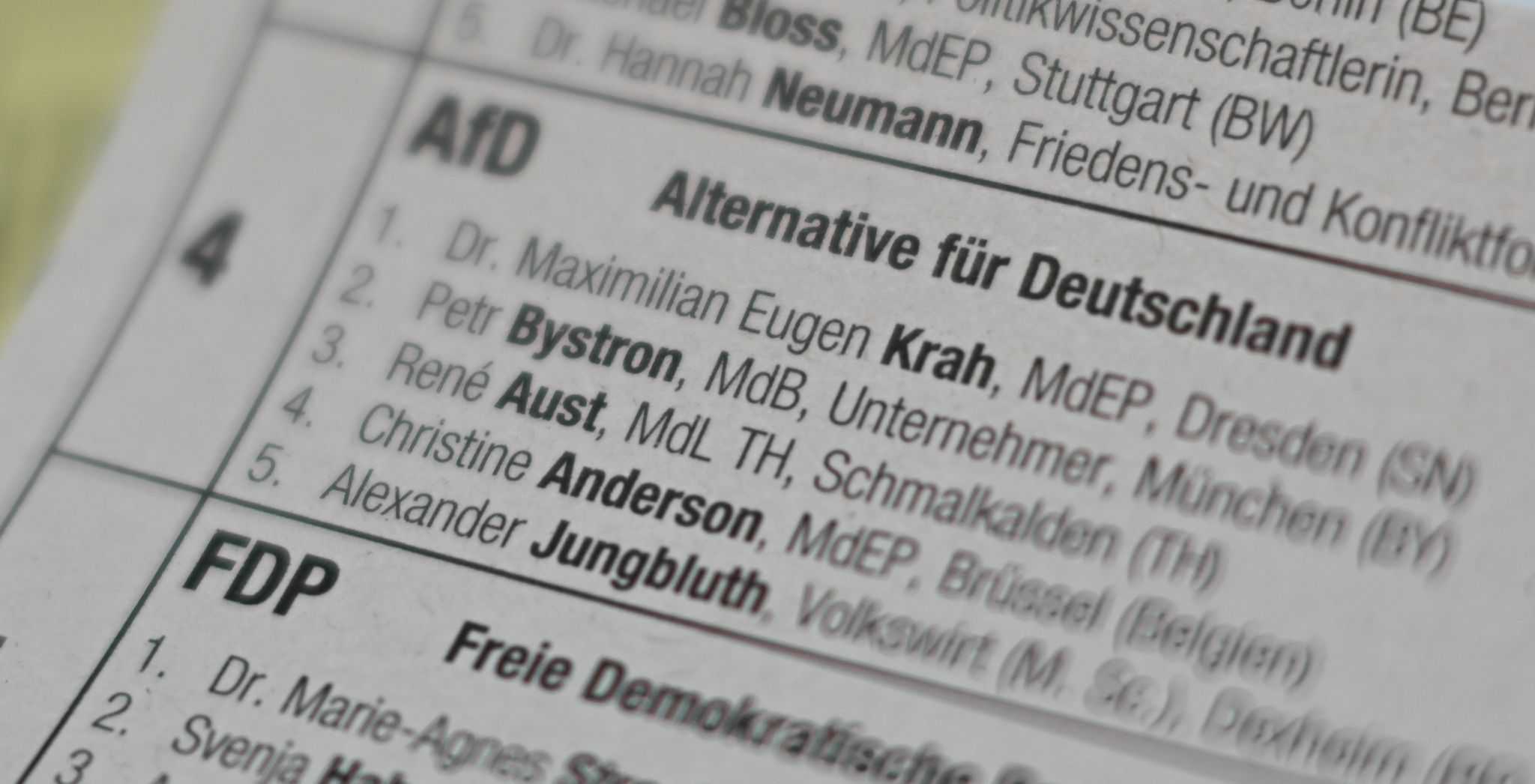 Maximilian Krah widersetzt sich den Auflagen der AfD-Parteispitze