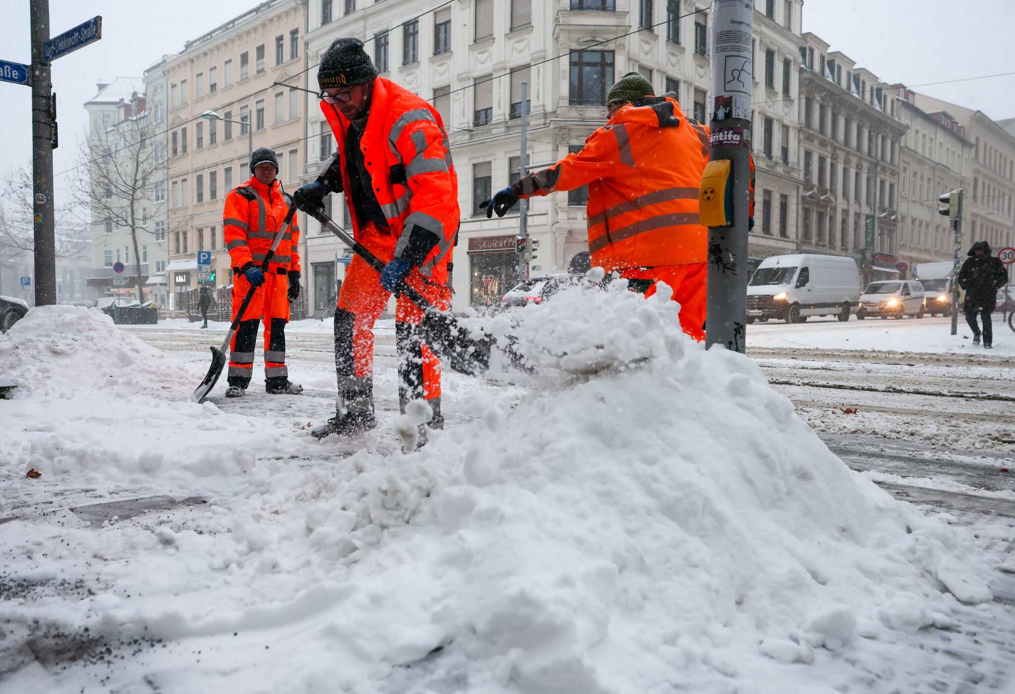 Sturmtief «Elli» bringt Schnee und Glätte nach Sachsen